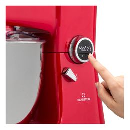 Klarstein Renata Rossa K&uuml;chenmaschine 3-in-1 2000W 2,7PS 5Ltr Edelstahl BPA-frei