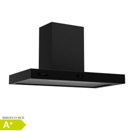 Klarstein SmartEdge Dunstabzugshaube WiFi leise leistungsstark LED 550 m&sup3;/h EEK A+ Schwarz