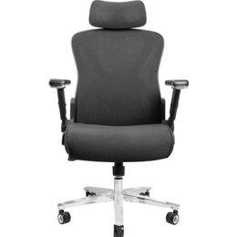 CLOUVOU PowerSeat B&uuml;rostuhl Ergonomisch &ndash; Schwarz