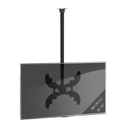 Vcm Universal TV Deckenhalterung f&uuml;r 26-55 Zoll bis 40 kg bis VESA bis 400x400 h&ouml;hverstelbar 52-70 cm TV Halterung 360 Grad schwenkbar drehbar und 15 Grad neigbar Fernseher Halter - B-DX 400