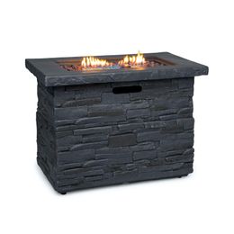 Blumfeldt Anafi Gas-Feuerstelle 40.000BTU/13kW Abdeckung Edelstahlbrenner