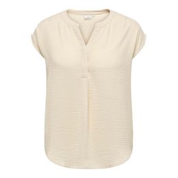 Only Carmakoma Shirt "Hilla" in Beige - 47% | Gr&ouml;&szlig;e 42 | Damen-tops