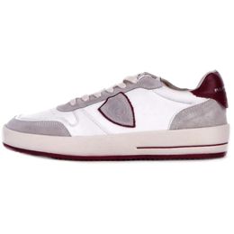 Philippe Model Low-Top Sneaker - Sneakers Bianco Bordeau - Gr. 42 (EU) - in Rot - f&uuml;r Damen