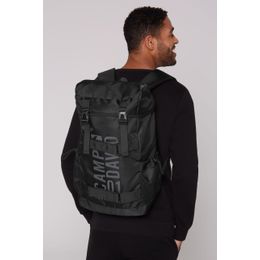 CAMP DAVID Damen Cityrucksack, schwarz, Kunstfaser, Rucksäcke