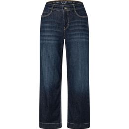 MAC Damen Weite Jeans "DREAM culotte", blau, Gr. 32, unifarben, Denim/Jeans, Obermaterial: 75% Baumwolle, 12% Modal, 9% Polyester, 4% Elasthan,