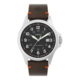 Timex Analog Watch 'Expedition North Field Solar' male Brown size One Size