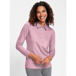 WITT Damen Poloshirt aus Baumwoll-Qualit&auml;t, ros&eacute;, Gr&ouml;&szlig;e 36