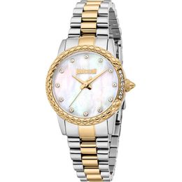 Just Cavalli Analog Watch female Silver size One Size