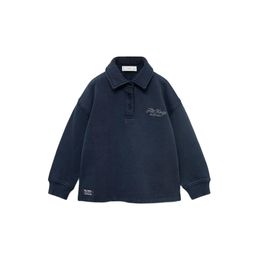 Mango Kids Sweatshirt 'THINGS' boy Blue size 4-5