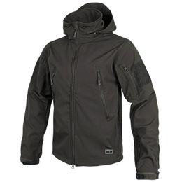 MFH Softshelljacke Scorpion mit Teflonbeschichtung schwarz, Gr&ouml;&szlig;e L