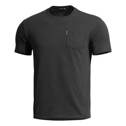Ageron T-Shirt mit Brusttasche schwarz, Gr&ouml;&szlig;e S