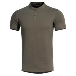 Romeo 2.0 Henley T-Shirt RAL7013, Größe M
