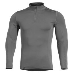Pindos 1/2 Zip Shirt wolf grey, Gr&ouml;&szlig;e S