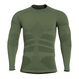 Plexis Long Arm Shirt camo green, Gr&ouml;&szlig;e XS-M
