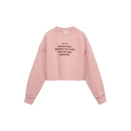 Mango Kids Sweatshirt 'CHAPTER' M&auml;dchen Gr&ouml;&szlig;e 152 rosa / dunkelrot