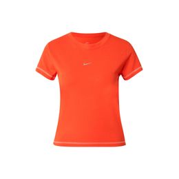 Nike Sportswear T-Shirt Damen Gr&ouml;&szlig;e M orangerot / silber