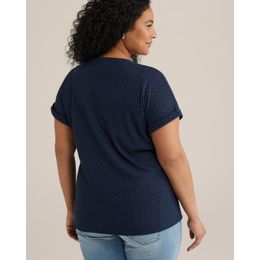 WE Fashion T-Shirt Damen Gr&ouml;&szlig;e XXL navy