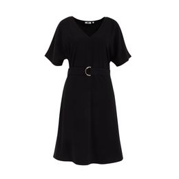 WE Fashion Kleid Damen Gr&ouml;&szlig;e 46 schwarz Winterkleid
