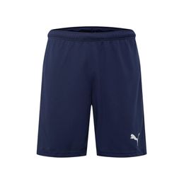 Puma Workout Pants 'TeamRise' male size M Navy / White