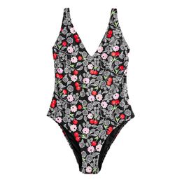 next Badeanzug 'Cath Kidston' Damen Gr&ouml;&szlig;e L rosa / kirschrot / schwarz / wei&szlig;