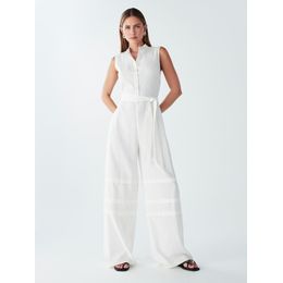 Willa Jumpsuit 'Justice' Damen Gr&ouml;&szlig;e XL wei&szlig;