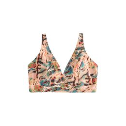 next Bikinitop Damen Gr&ouml;&szlig;e 80 beige / gr&uuml;n / rot / schwarz