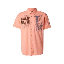 CAMP DAVID Hemd Herren Gr&ouml;&szlig;e L saphir / himbeer / schwarz