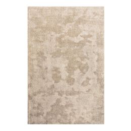 HOMIE LIVING Teppich »Sienna« rechteckig 20 mm Höhe Hochflor, Microfaser, uni, weich & kuschelig, Wohnzimmer, Schlafzimmer beige Obermaterial: 100%...