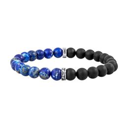 CAI CAÏ Armband »Lapis & Onyx 21cm« blau 21cm Stretch Armband für Herren