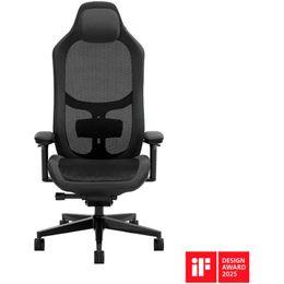Fractal Design Gaming-Stuhl »Refine Mesh« () Stoff schwarz + schwarz Für optimalen, ergonomischen Komfort kann die integrierte Lordosenstütze in...