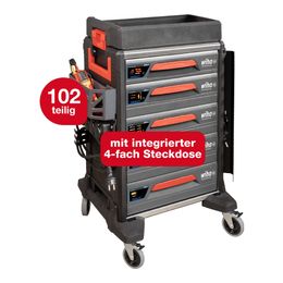 wiha Werkstattwagen Set eMobility, 102-teilig (45801)