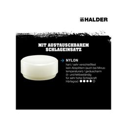 Halder SUPERCRAFT-Klopfer/Durchschl.-Set 4tlg. R&uuml;ckschlagfrei (3408s005)