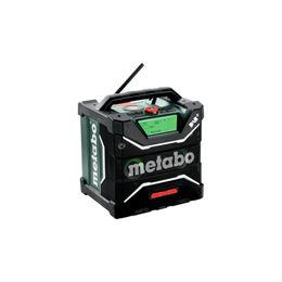 Metabo Akku-Baustellenradio RC 12-18 32W BT DAB+ (600779850) mit Akku-Ladefunktion, Karton)