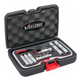 Vigor Bremsentl&uuml;fter Komplett Satz, V7471/17, 17-teilig, 7 &ndash; 12 mm)