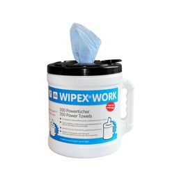 Big Grip Dispenser Bucket inkl. 1 Rolle blau L.380xB.240mm 200Abrisse ; Nordvlies (55206E)