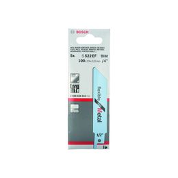 Bosch S&auml;bels&auml;geblatt S 522 EF VE &agrave; 5 St&uuml;ck Flexible for Metal (2608656012)