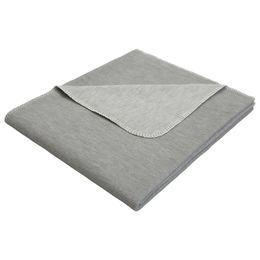 OTTO products Wohndecke »Jannis« GOTS zertifiziert - aus Bio-Baumwolle, Kuscheldecke grau Obermaterial: 100% Baumwolle B/L: 140 cm x 200 cm