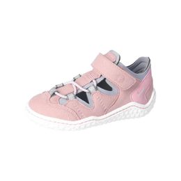 Ricosta Sneaker »Halbschuhe Lederimitat/Textil« Rosa/Grau 25 25 Verschluss: Klettverschluss