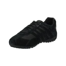 Geox Sneaker »Sneaker Veloursleder/Textil« Schwarz/Grau 45 45 Verschluss: Schnürung