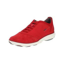 Geox Sneaker »Sneaker Lederimitat/Mesh« Rot 41 41 Verschluss: Schlupfschuh