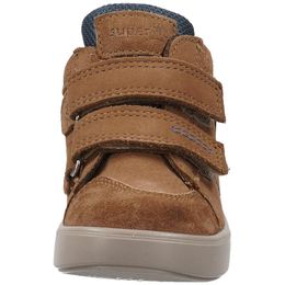 Superfit Klettschuh »Halbschuhe Leder/Textil« Braun/Blau 20 20 Verschluss: Klettverschluss