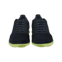 Geox Sneaker »Sneaker Leder/Mesh« Navy/Lime 44 44 Verschluss: Schlupfschuh