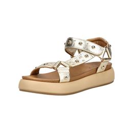 Inuovo Riemchensandale »Sandalen Leder« Gold 42 42 Verschluss: Klettverschluss