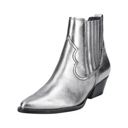 Paul Green Bikerboots »Stiefelette Nappaleder« Metallic Silver 39 39 Verschluss: Reißverschluss