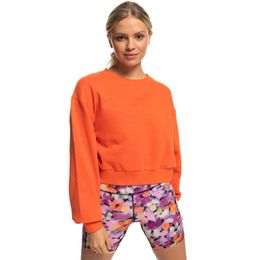 Roxy Sweatshirt »Essential Energy« Tigerlily XS XS Stoff: Umweltfreundlicher BaumwollStoff