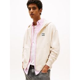 Tommy Jeans Herren Kapuzensweatshirt &raquo;TJM CRP NEW CLASSICS ZIP THR&laquo;, Mit Rundhalsausschnitt beige M