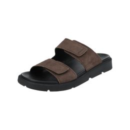 Geox Pantolette »Pantoletten Leder« Coffee 44 44 Verschluss: Schlupfschuh