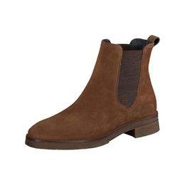 Paul Green Stiefelette »Stiefelette Veloursleder/Textil« Toffee 38 38 Verschluss: Schlupfschuh