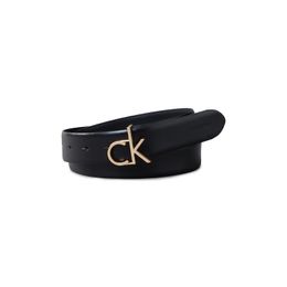 Calvin Klein Ledergürtel »CK BUCKLE BELT 30MM« Black / CK LIGHT GOLD