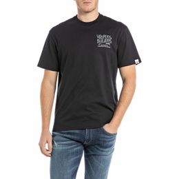 Replay T-Shirt mit Marken-Print auf der Brust DARK NAVY 3XL 3XL T-Shirt von Replay